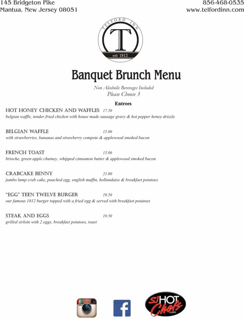 Banquets - The Telford Inn