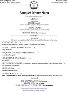 Banquets - The Telford Inn